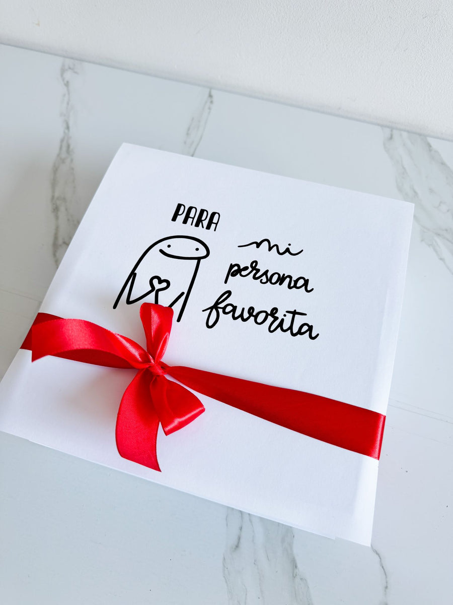 Caja Sorpresa Flork chocolates venezolanos con rosa – LaOldan